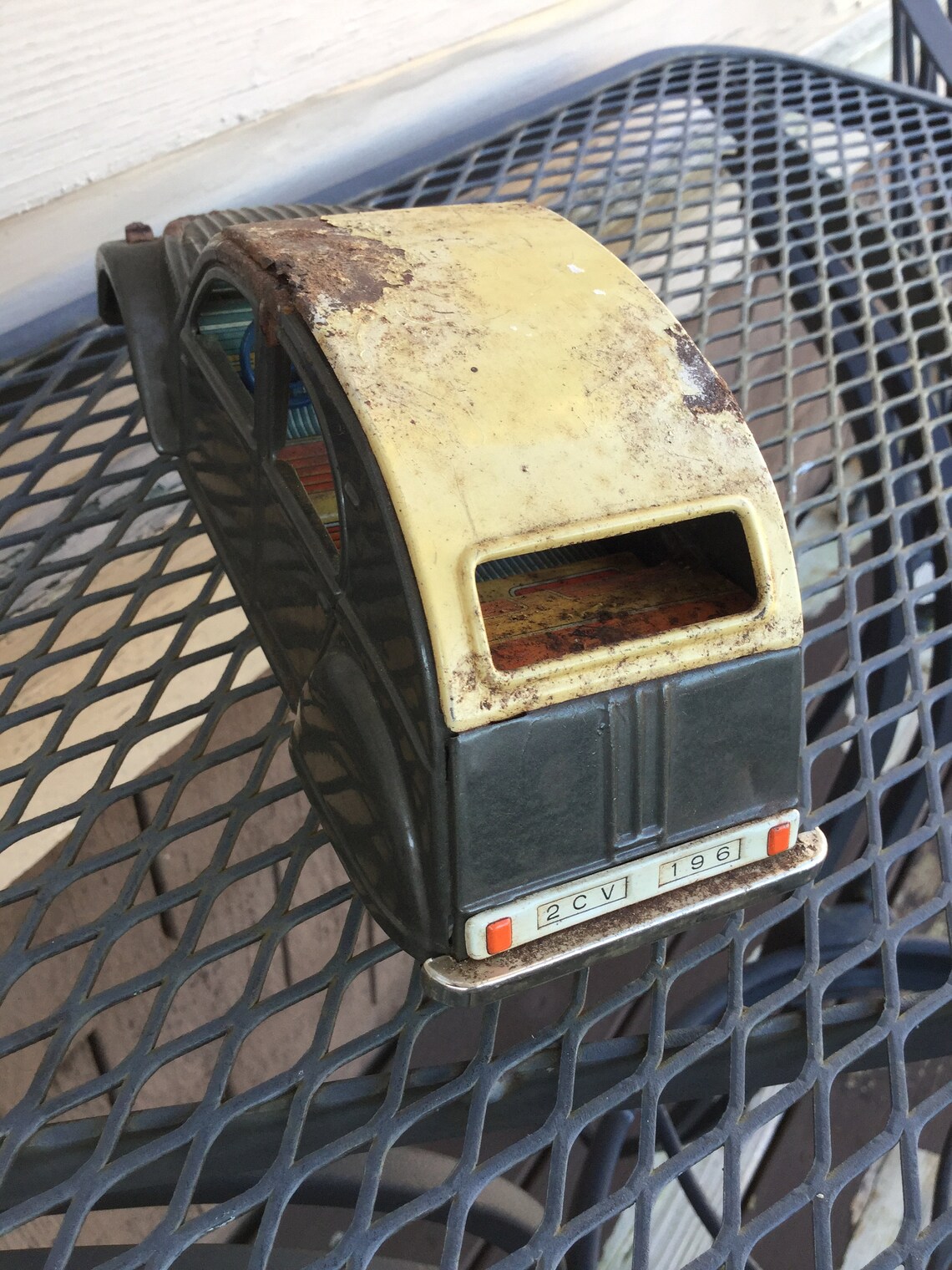 Rare Tin Friction Toy Citroen 2CV Made by Daiya Japan Rough - Etsy