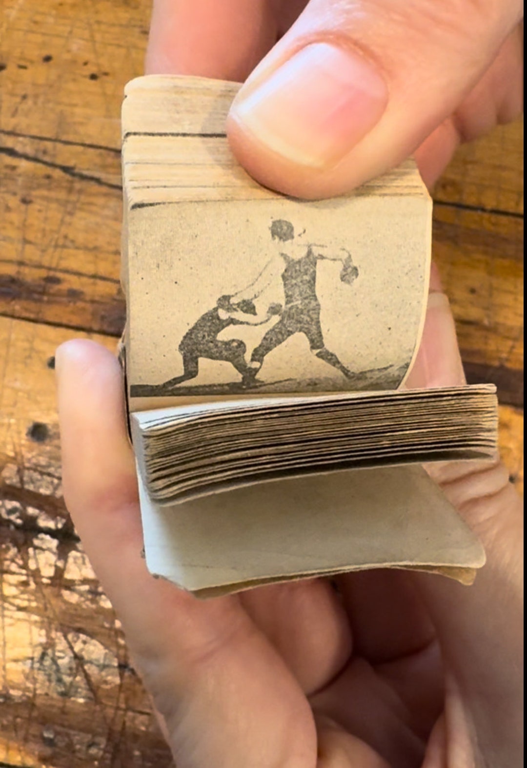 Antique 1890’s Kinetiscope Boxing Flip Book Novelty - Etsy