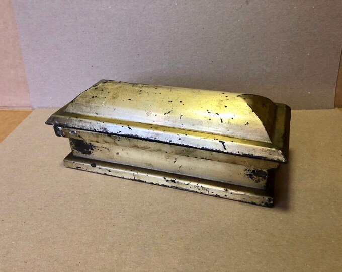 1930’s Salesman Sample Coffin Casket, 10” From Funeral Director Estate ...