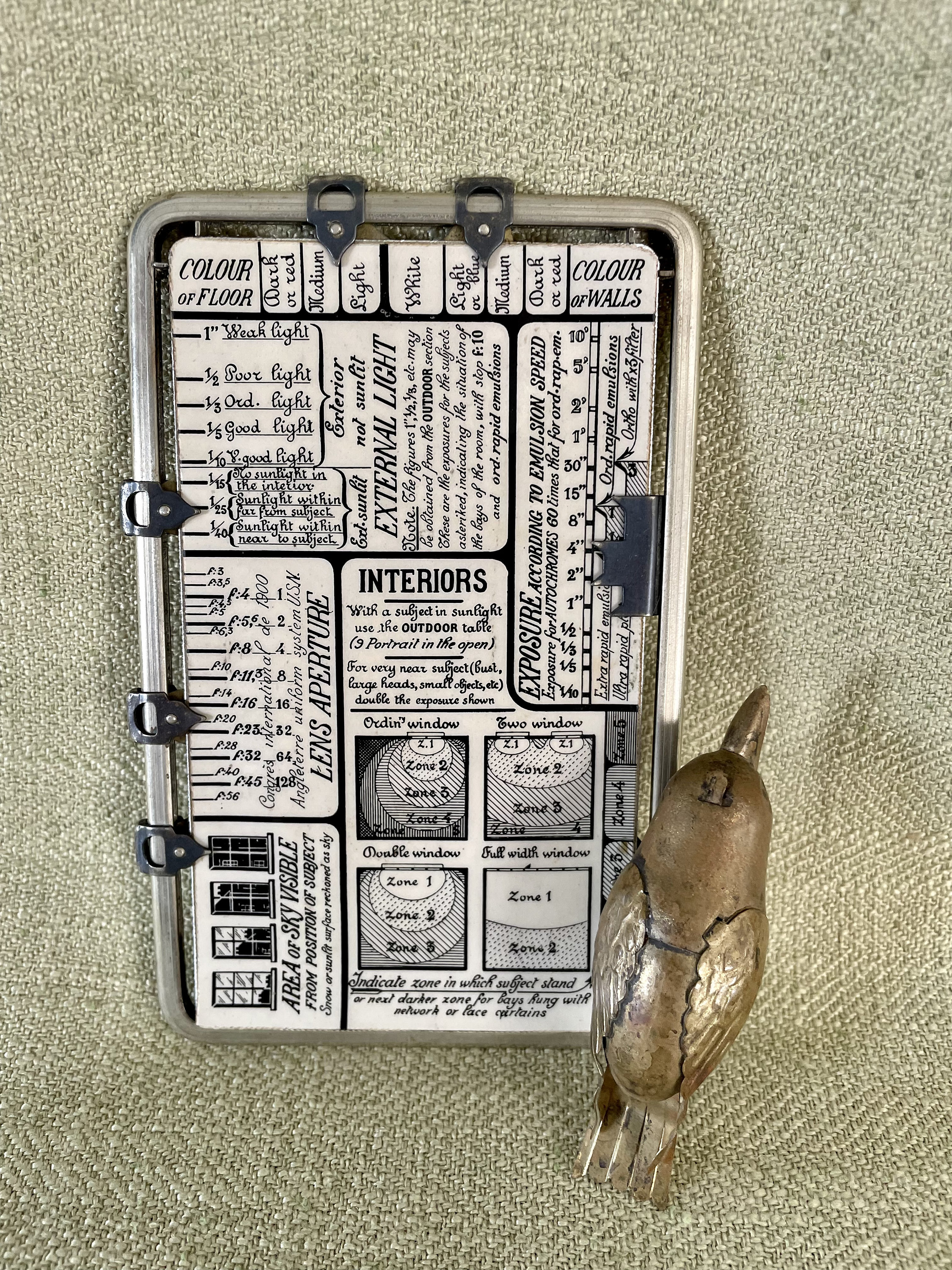 Pair of 1900-1920 Photography Tools, a Brass Birdie With Kaufmann’s ...