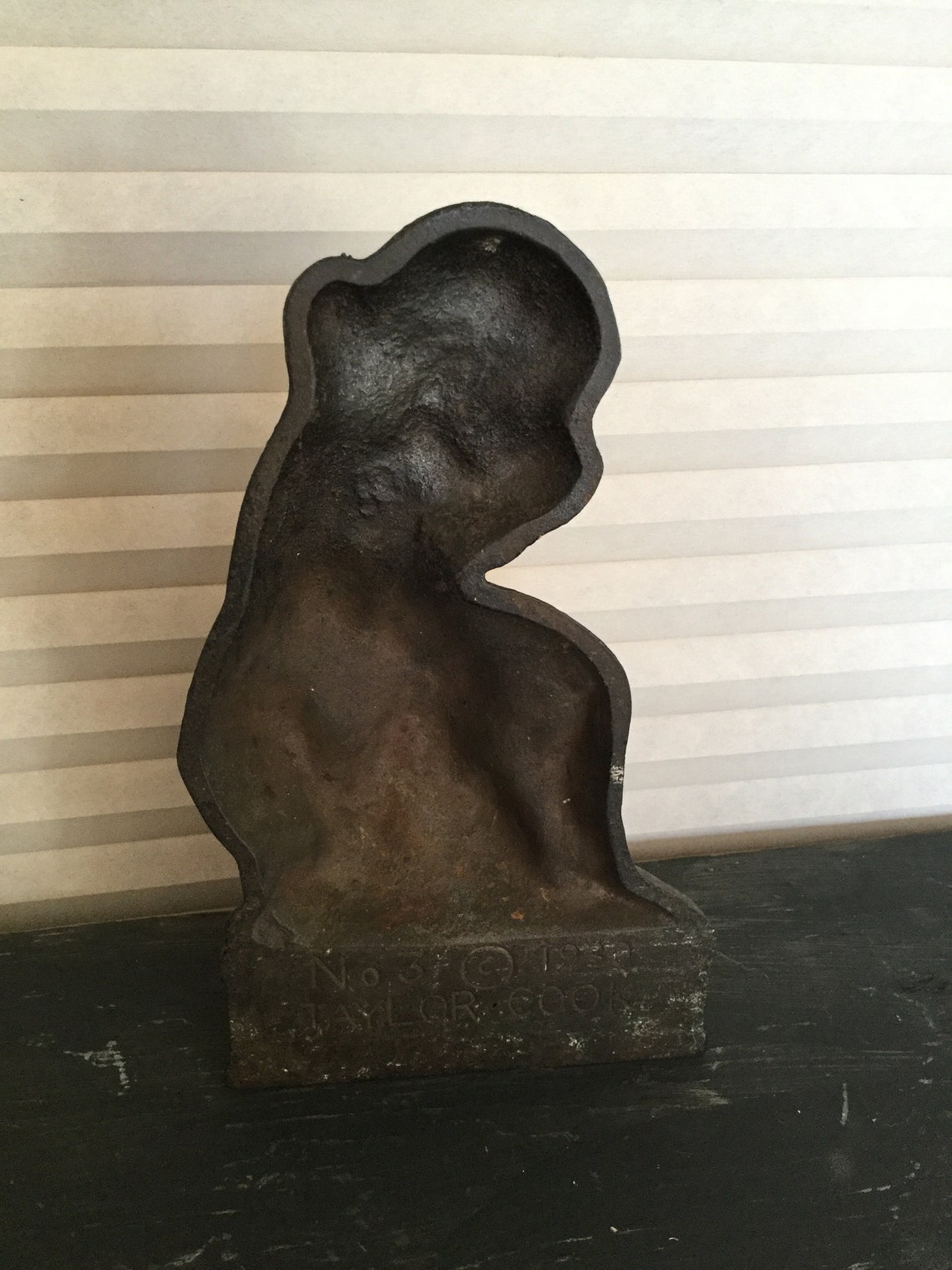 Original 1930 Taylor Cook Cast Iron Monkey on Drum Doorstop - Etsy