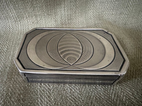 Antique Art Deco Austrian Silver Box - Gem