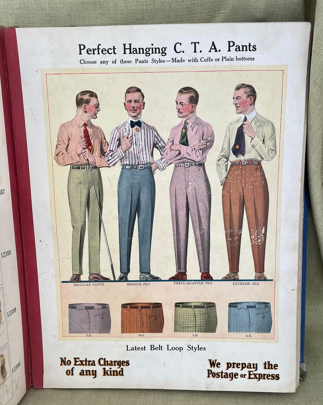 Chicago Tailors 1919-20 Salesman Sample Catalogue as Found - Etsy