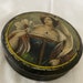 Antique Georgian Paper Mache Patch Box With Period Painted Courtisan - Etsy