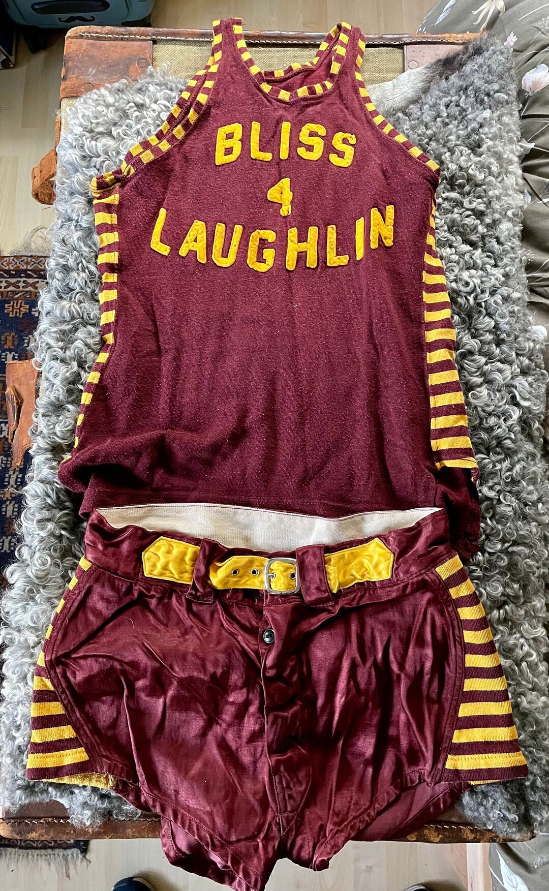 Original 1930s Basketball Uniform for Bliss & Laughlin Steel Company ...