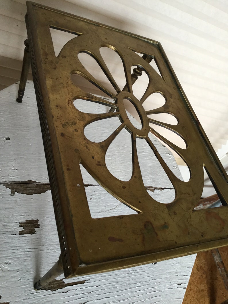 Antique Victorian Bronze Table Trivet | Etsy
