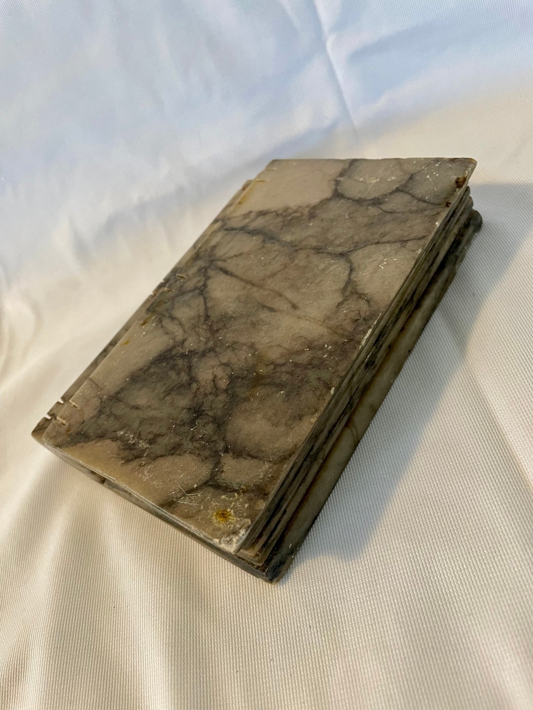 Antique Grand Tour Marble Book - Etsy