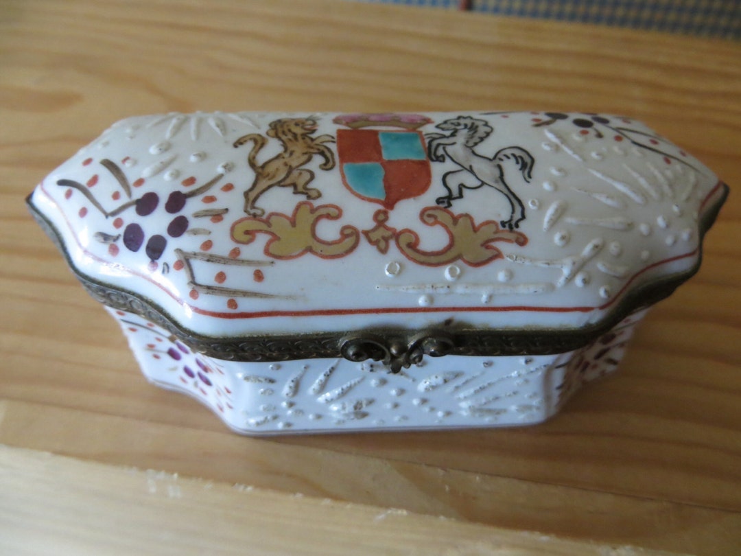 Antique 18th Century French Porcelain Casket Box - Etsy
