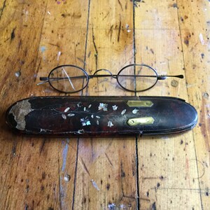 Early 1800’s Antique Spectacles With Stunning Inlaid Mother of Pearl ...