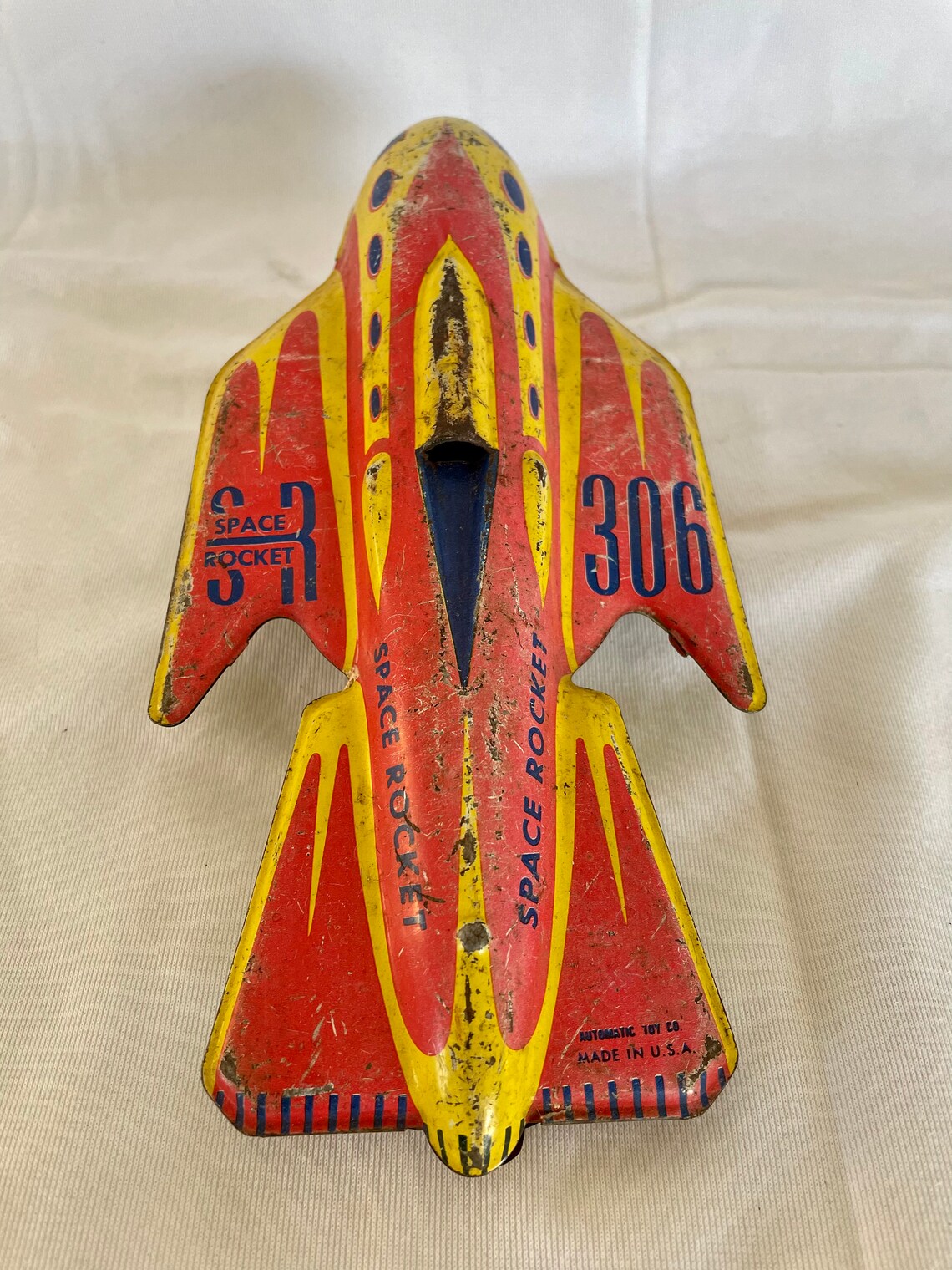 Original 1950s Space Rocket 306 Toy by Automatic Toys - Etsy