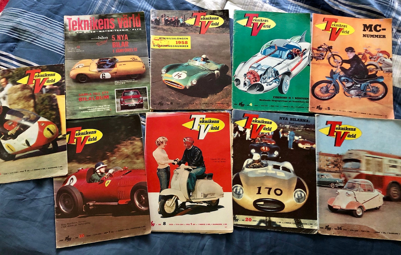 9 Vintage 1950-60's Scandinavian Racing Magazines Car - Etsy