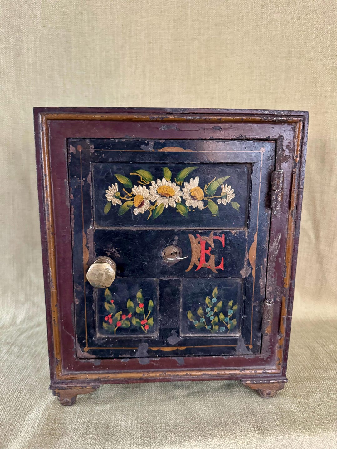 Lovely 1880-90’s Victorian Miniature Safe - Etsy