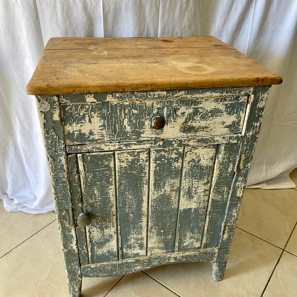 Primitive Side Table - Etsy