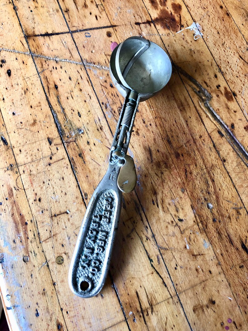 Rare 1905 Geer Mfg Clipper Disher Ice Cream Scoop | Etsy