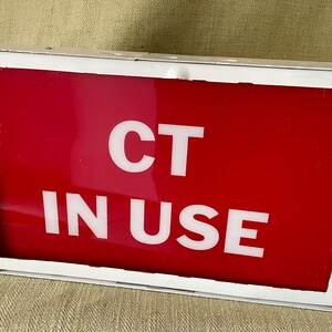 Vintage Hospital Salvage CT Laboratory Light Sign - Etsy