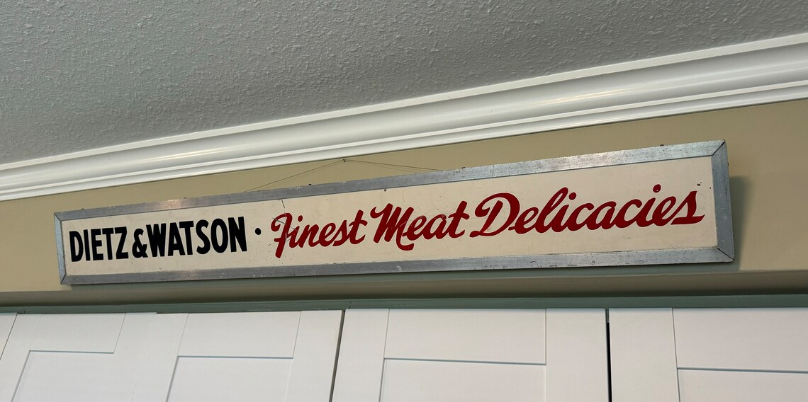 Vintage Deli Meat Sign - Etsy