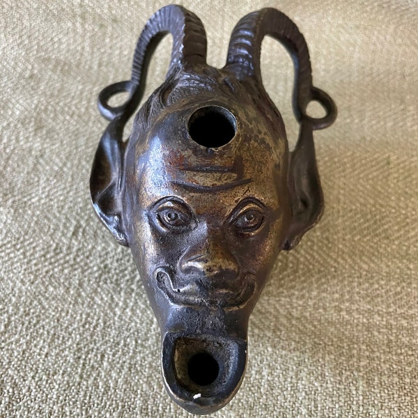 Antique Devil Statue - Etsy