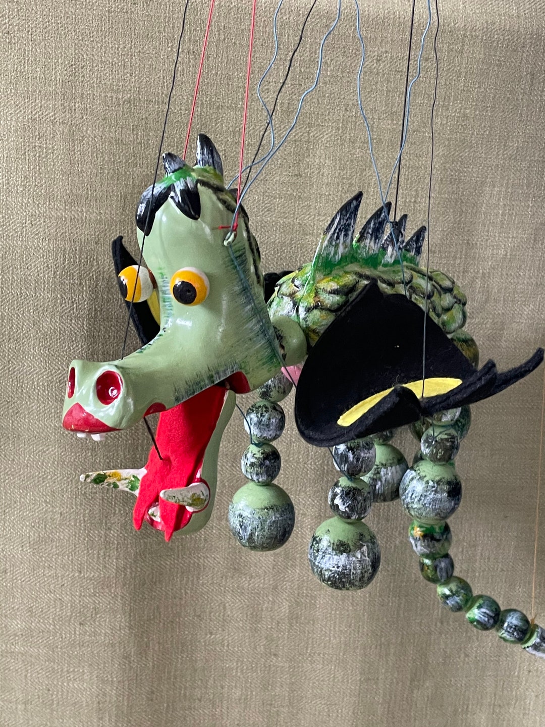 Vintage Pelham Puppet Dragon - Etsy