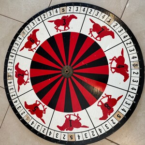 Vintage 1950’s Hand Painted Carnival Game Wheel, Folk Art - Etsy