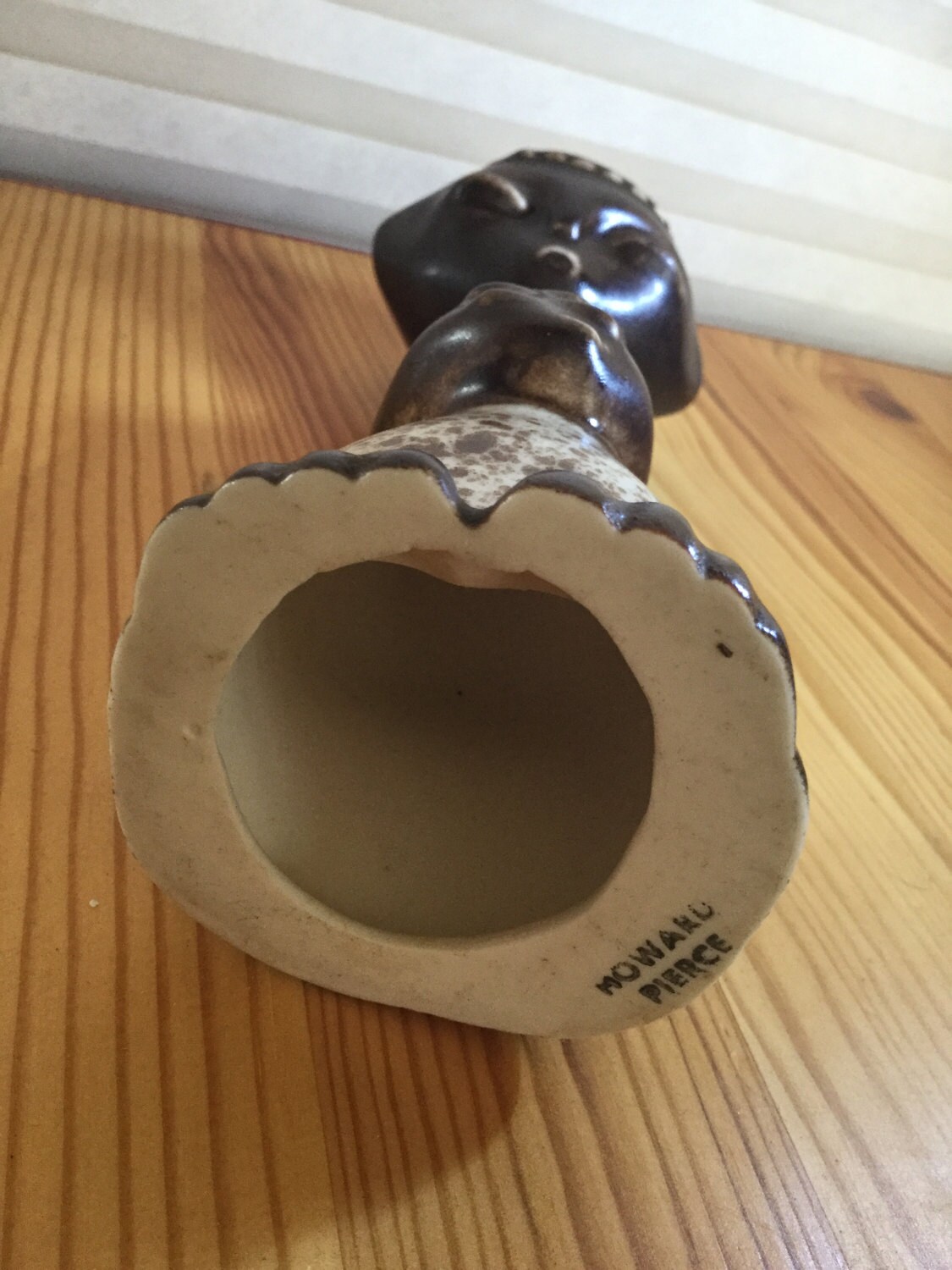 Vintage Howard Pierce Mid Century Art Pottery Tiki Woman | Etsy