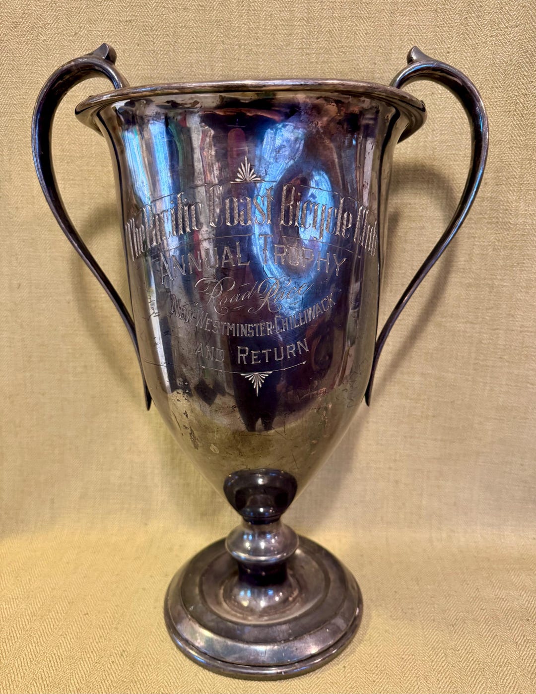 Huge 1940’s Bicycle Road Race Trophy - Etsy