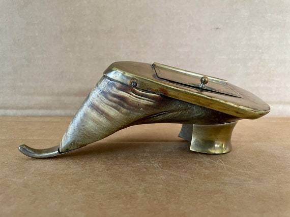 Antique Goat Hoof Shoe Snuff Box - Etsy