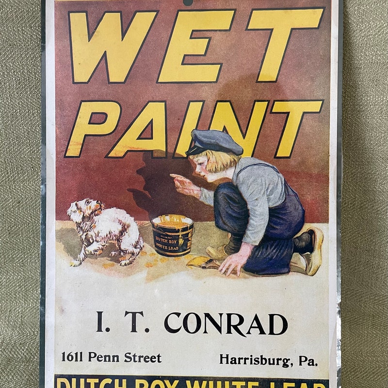 Painted Dog Sign - Etsy