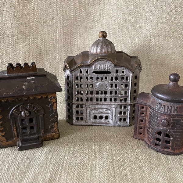 Cast Iron Banks - Etsy