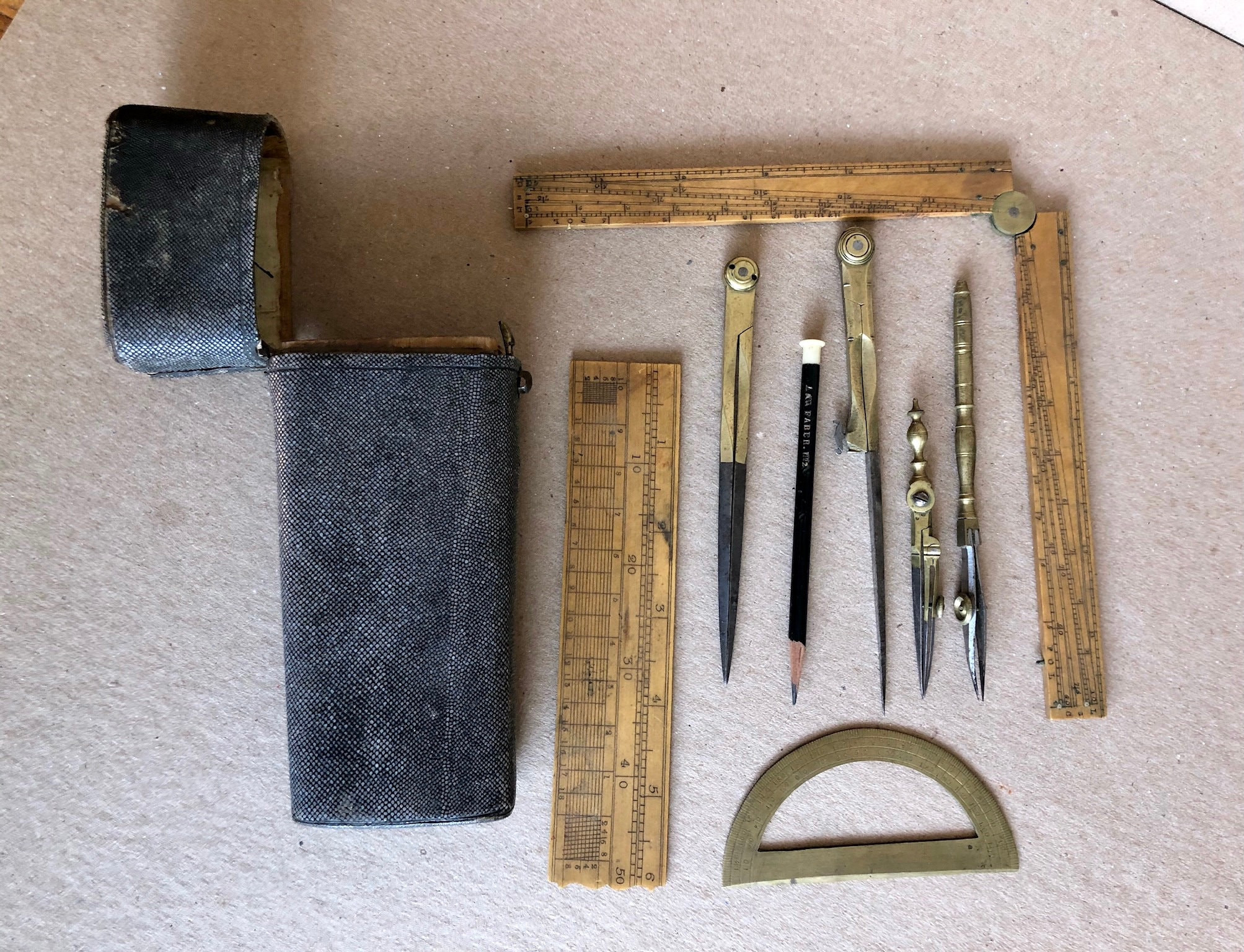 Antique Drafting Instruments
