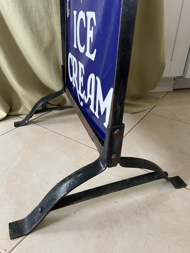 Antique Original 1930s Sidewalk Sign Perfection Ice Cream - Etsy