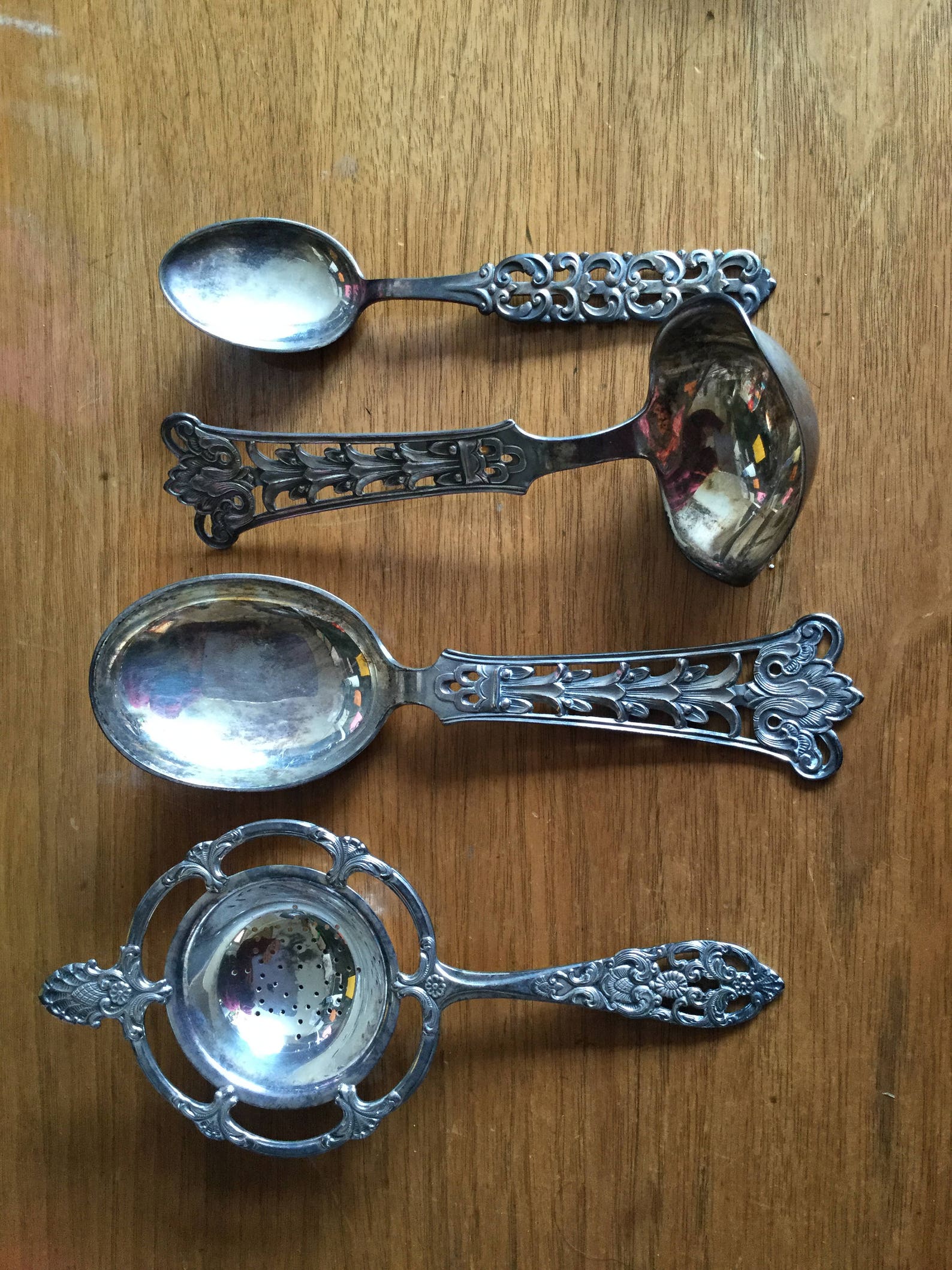 4 Piece Magnus Aase Norwegian 830 Silver Serving Pieces - Etsy