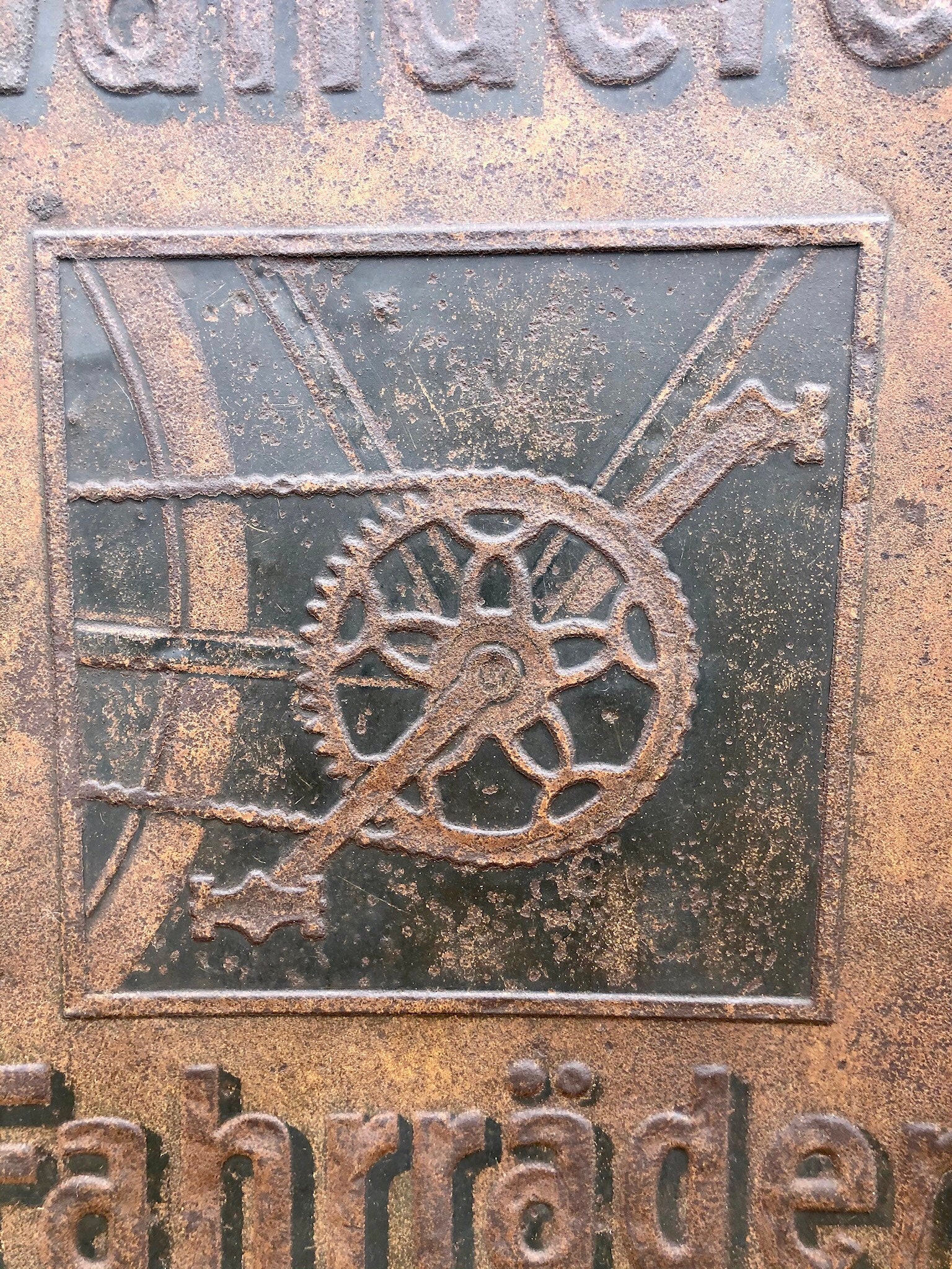 Rare Wanderer Fahrrader German Bicycle Sign Trader Sign | Etsy