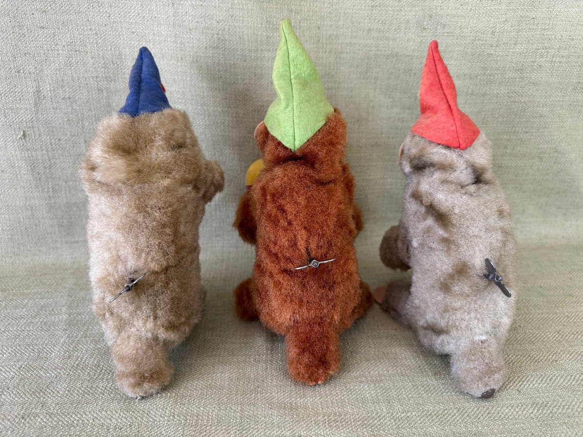 The Band’s All Here, 3 1950’s German Max Carl Wind up Musical Mohair ...