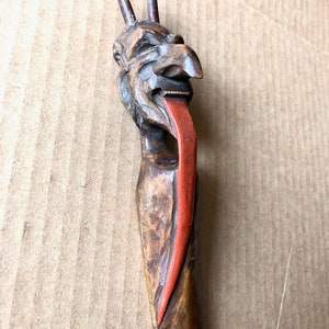 Antique Late 1800’s Devil, Satan Folk Art Page Turner - Etsy