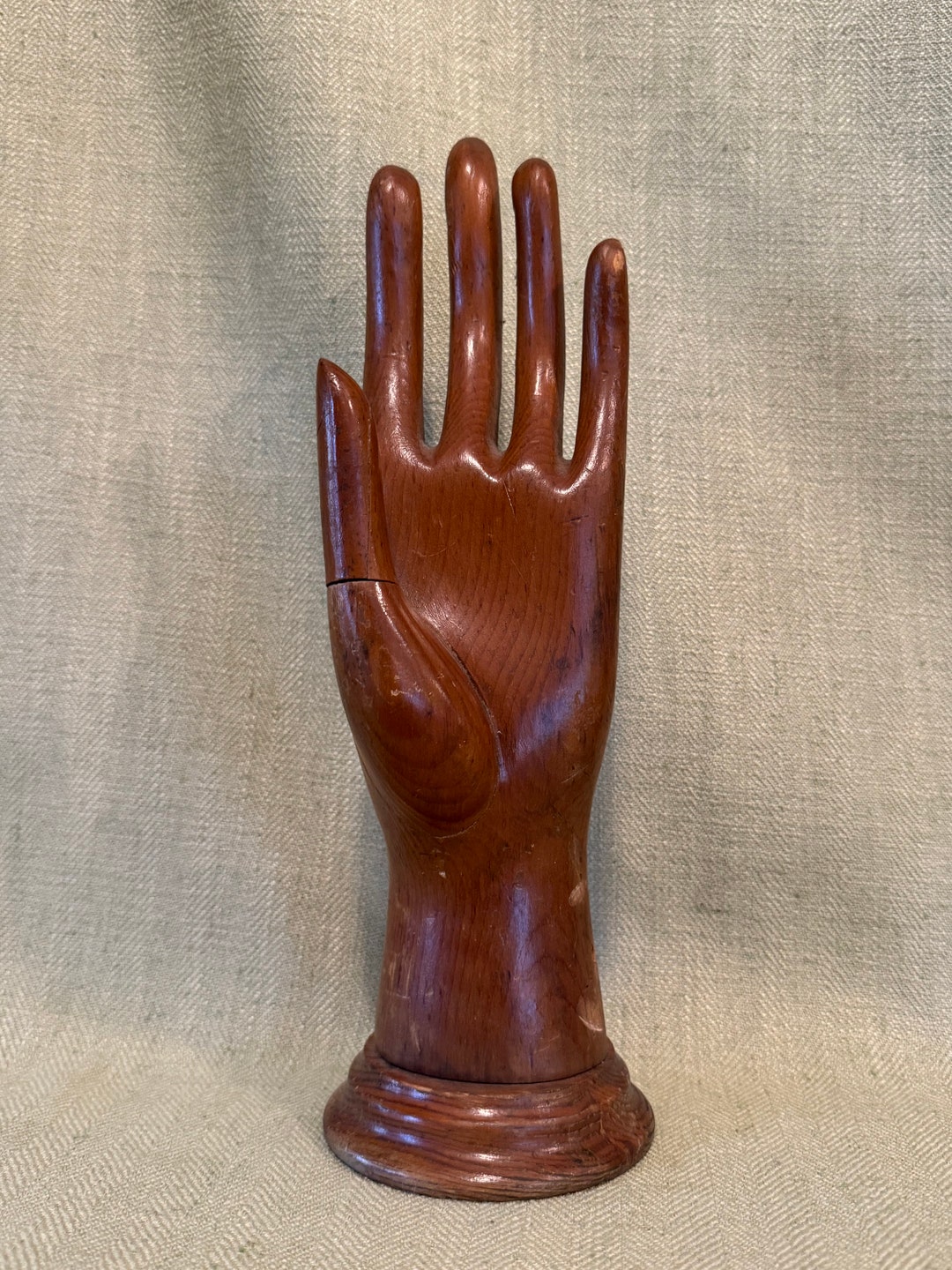 Antique Wood Glove Display Hand With Articulated Thumb - Etsy