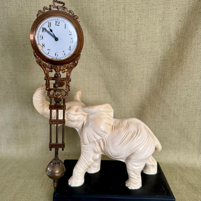 Elephant Clock - Etsy