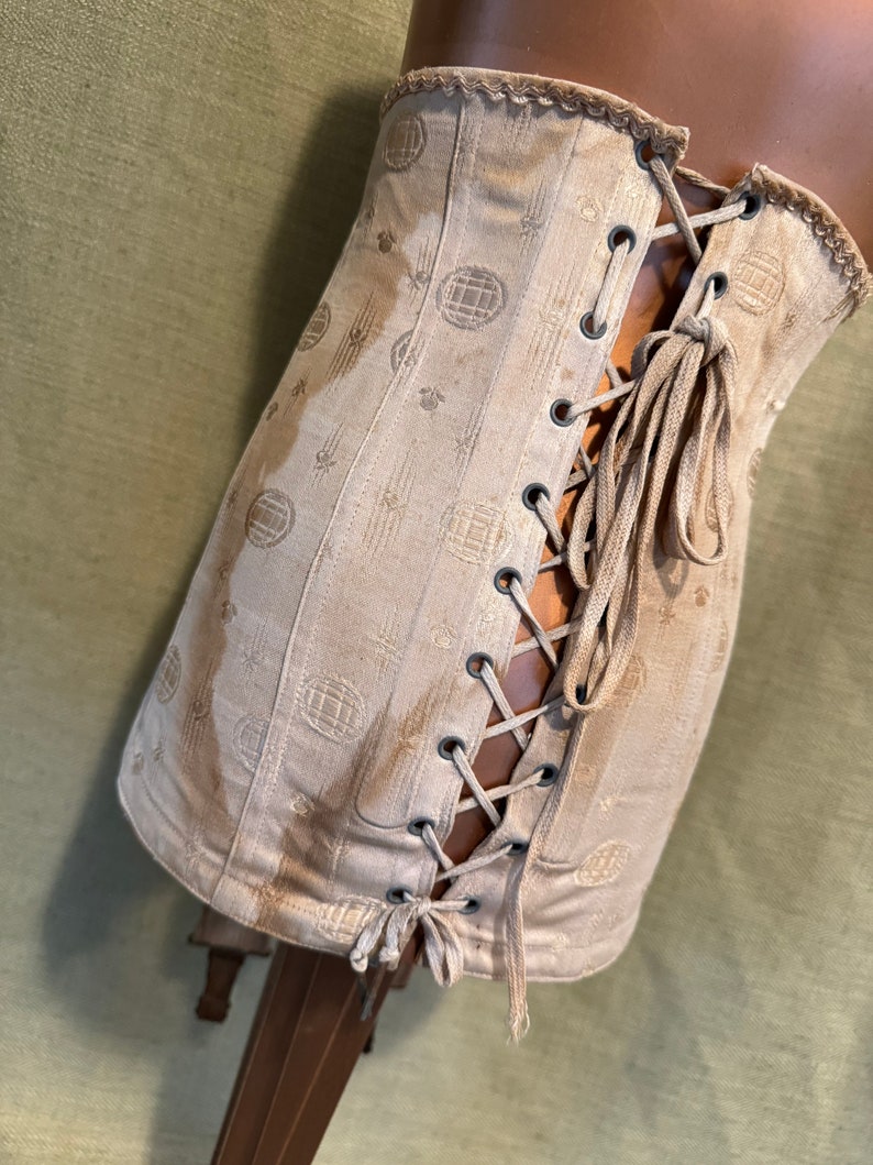 Original 1920’s Art Deco Corset Display, Store Display Corset Mannequin ...