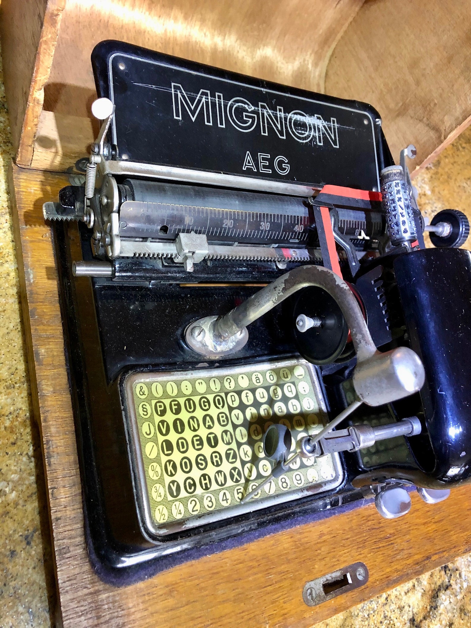 1923-34 Mignon Index Typewriter Model 4 Original Locking | Etsy