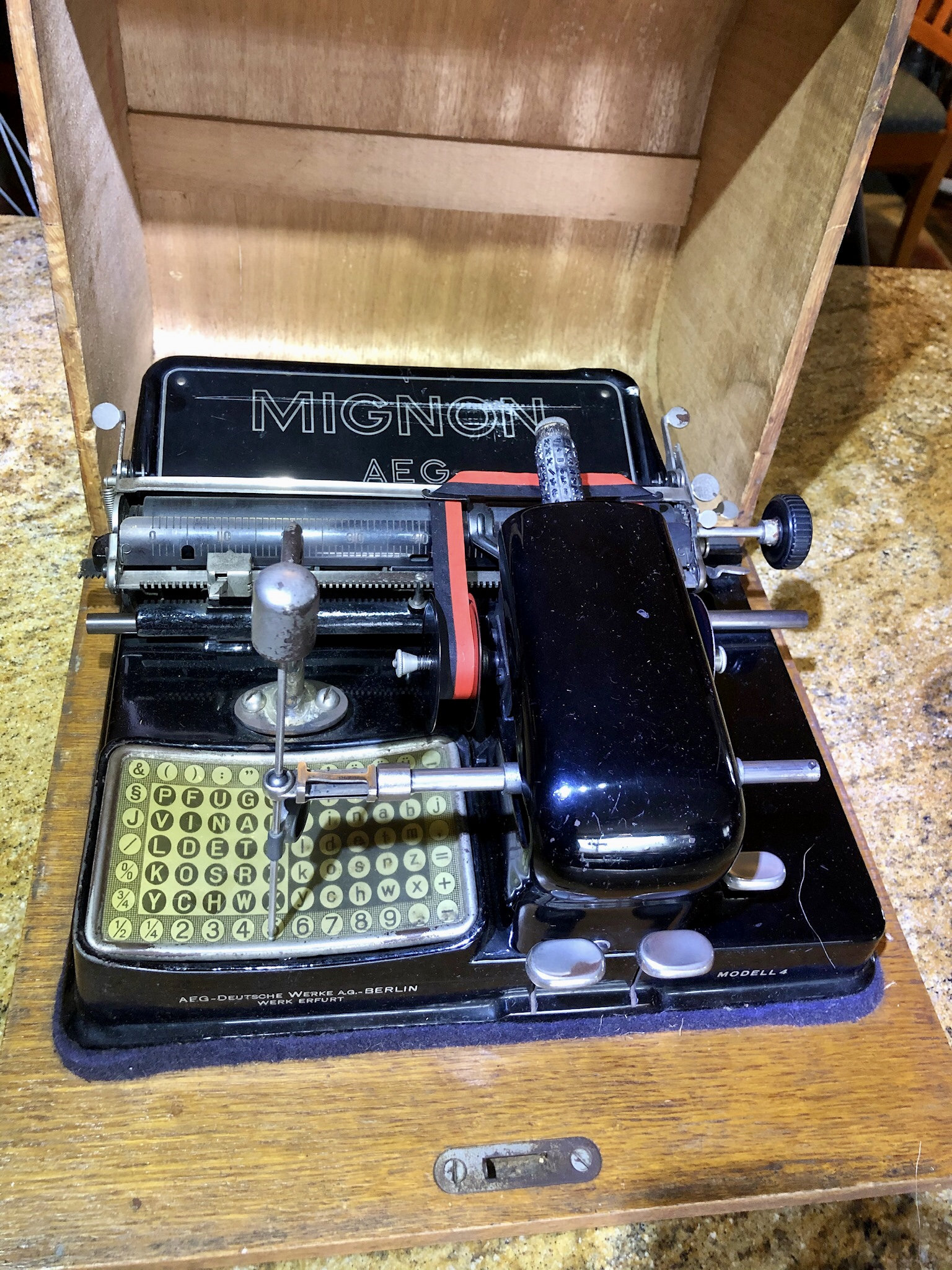 1923-34 Mignon Index Typewriter Model 4 Original Locking | Etsy