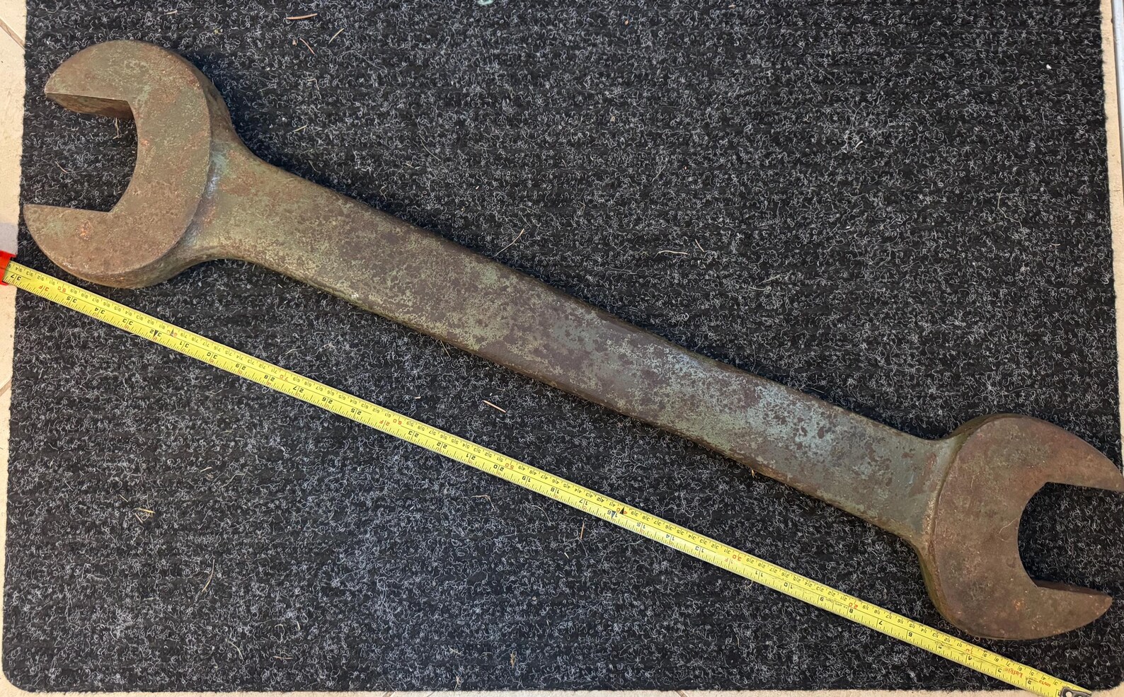 Giant Antique Wrench, Open Ended, 3 Feet Long, 60lbs - Etsy