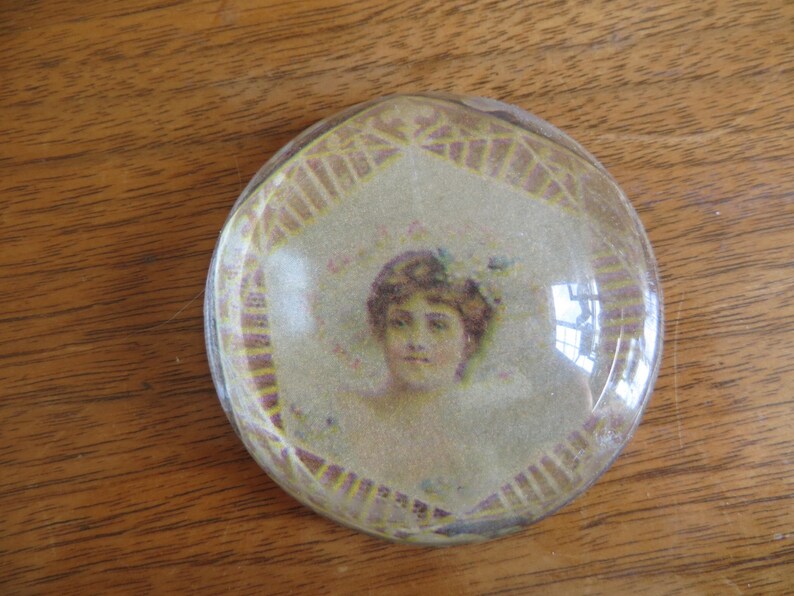 Beautiful Victorian Woman Paper Weight - Etsy