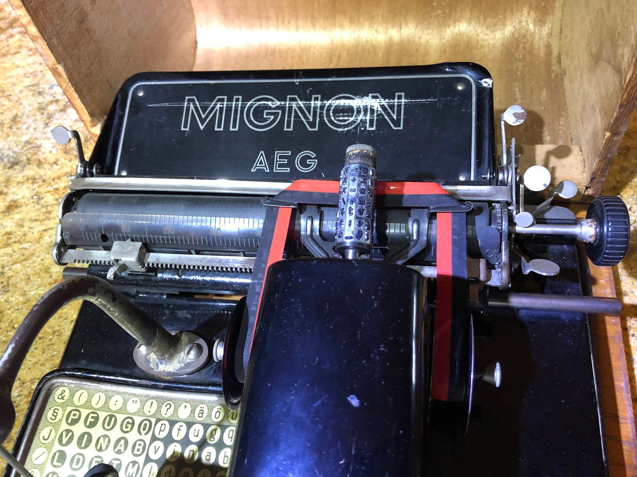 1923-34 Mignon Index Typewriter Model 4 Original Locking | Etsy
