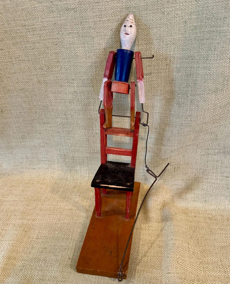 Folk Art Tumbling Acrobat Cone Head Clown, Norwegian Folk Art - Etsy