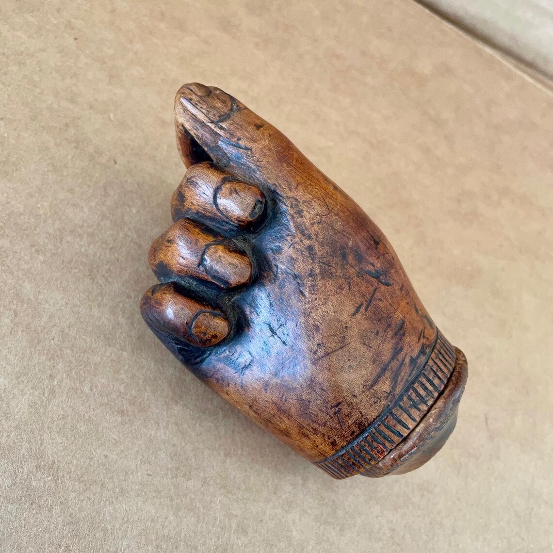 Rare 18th Century Folk Art Pinch of Snuff Wood Snuff Box | Etsy