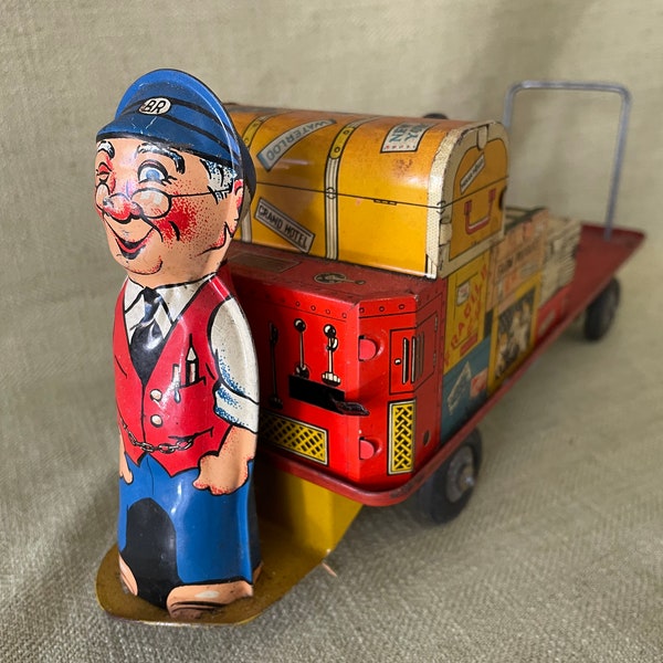 Tin Toy Train - Etsy