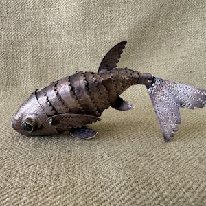 Articulated Sterling Silver Fish - Etsy