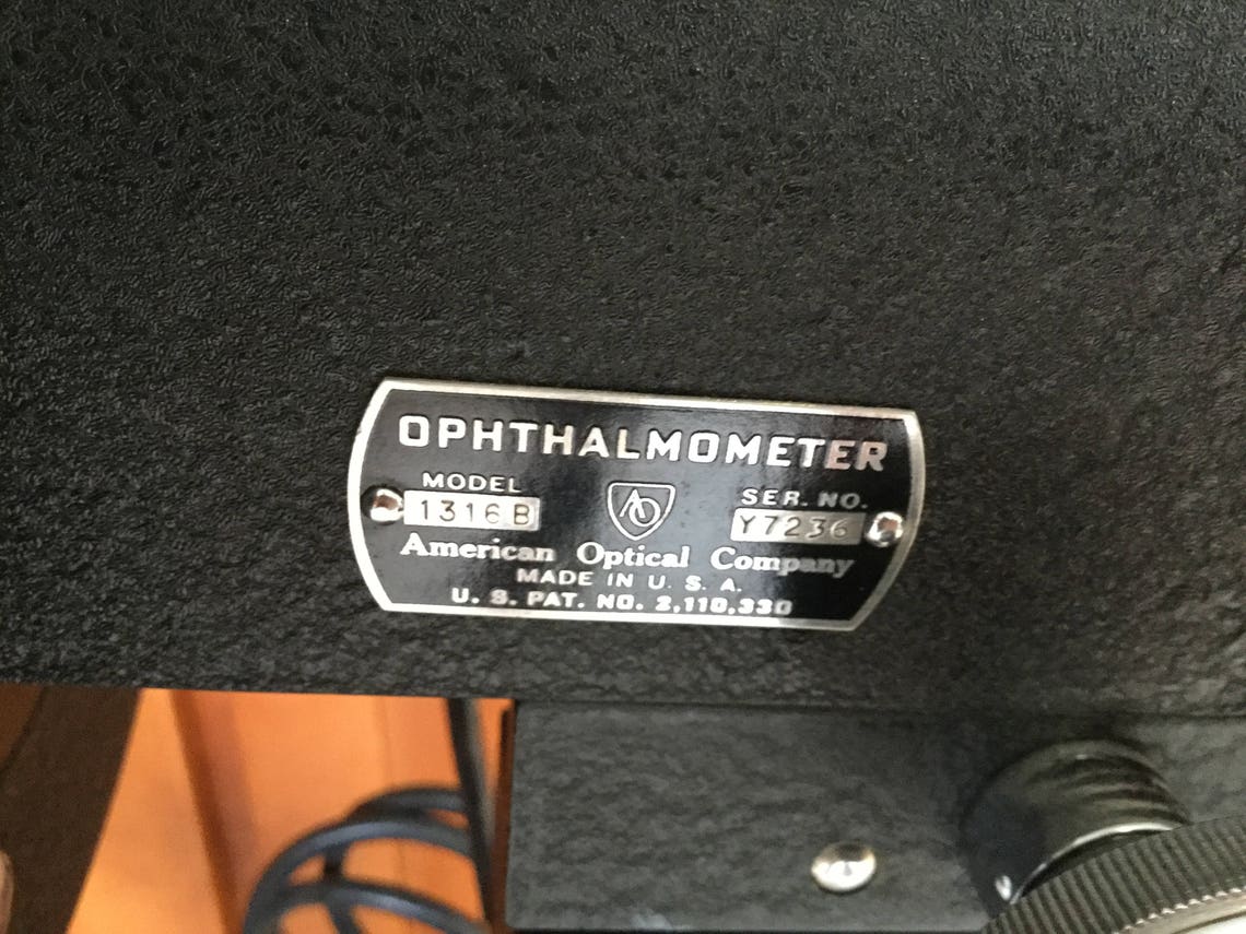 Vintage Optometrist Medical Device Opthalmometer Eye - Etsy