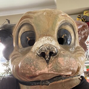 1920’s Bonzo the Dog Folk Art Full Size Paper Mache Mask - Etsy