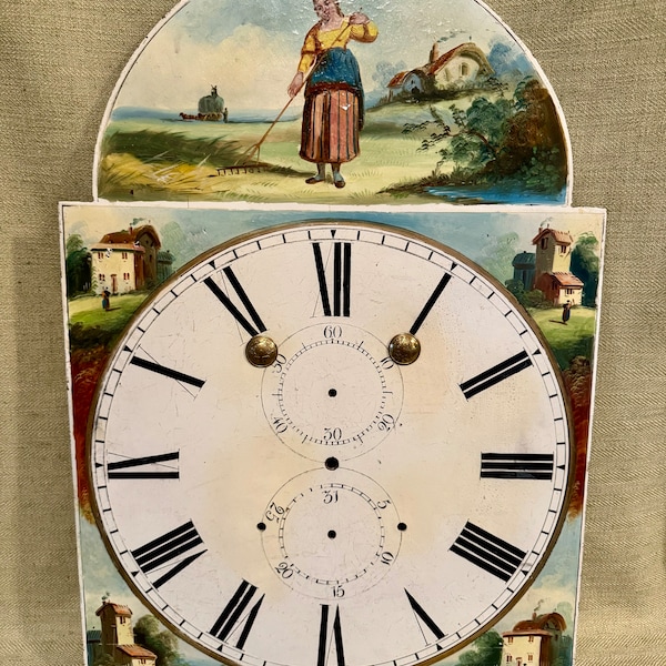 Hand Painted Clock - Etsy