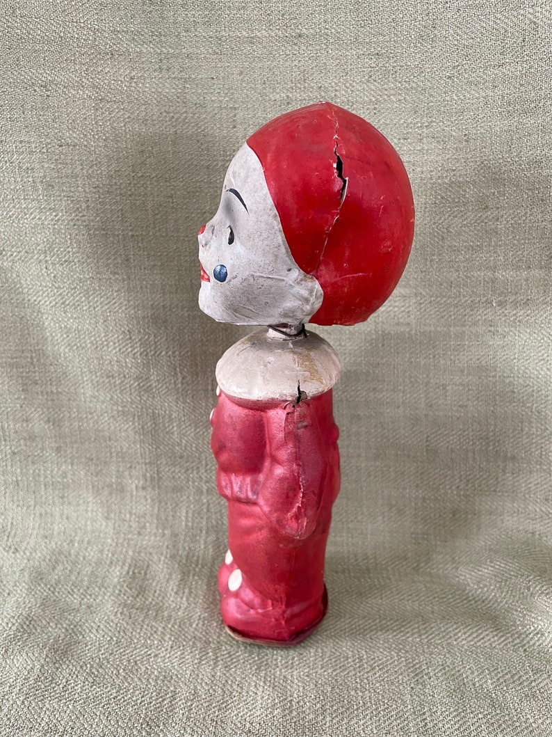 Antique German Paper Mache Pierrot Clown Nodder - Etsy